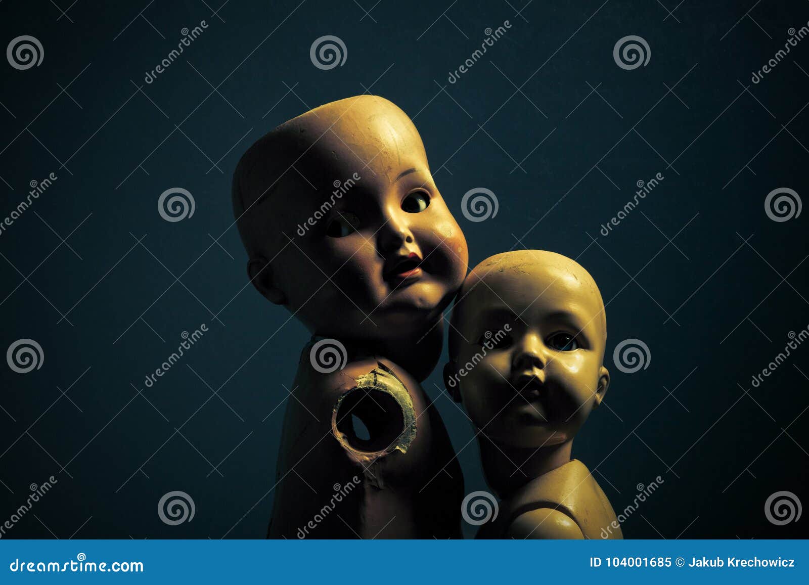Creepy Dolls On Chairs In An Abandoned Building In Pripyat, Ukraine ...