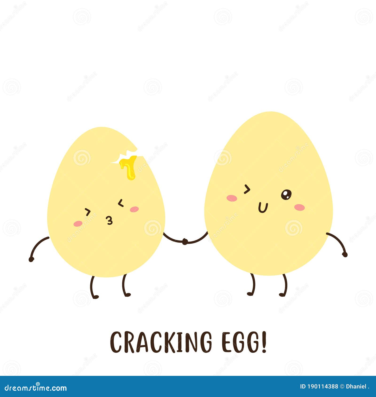 Eggshell Cracking Stages. Egg Breaking Sequence, Steps Realistic ...