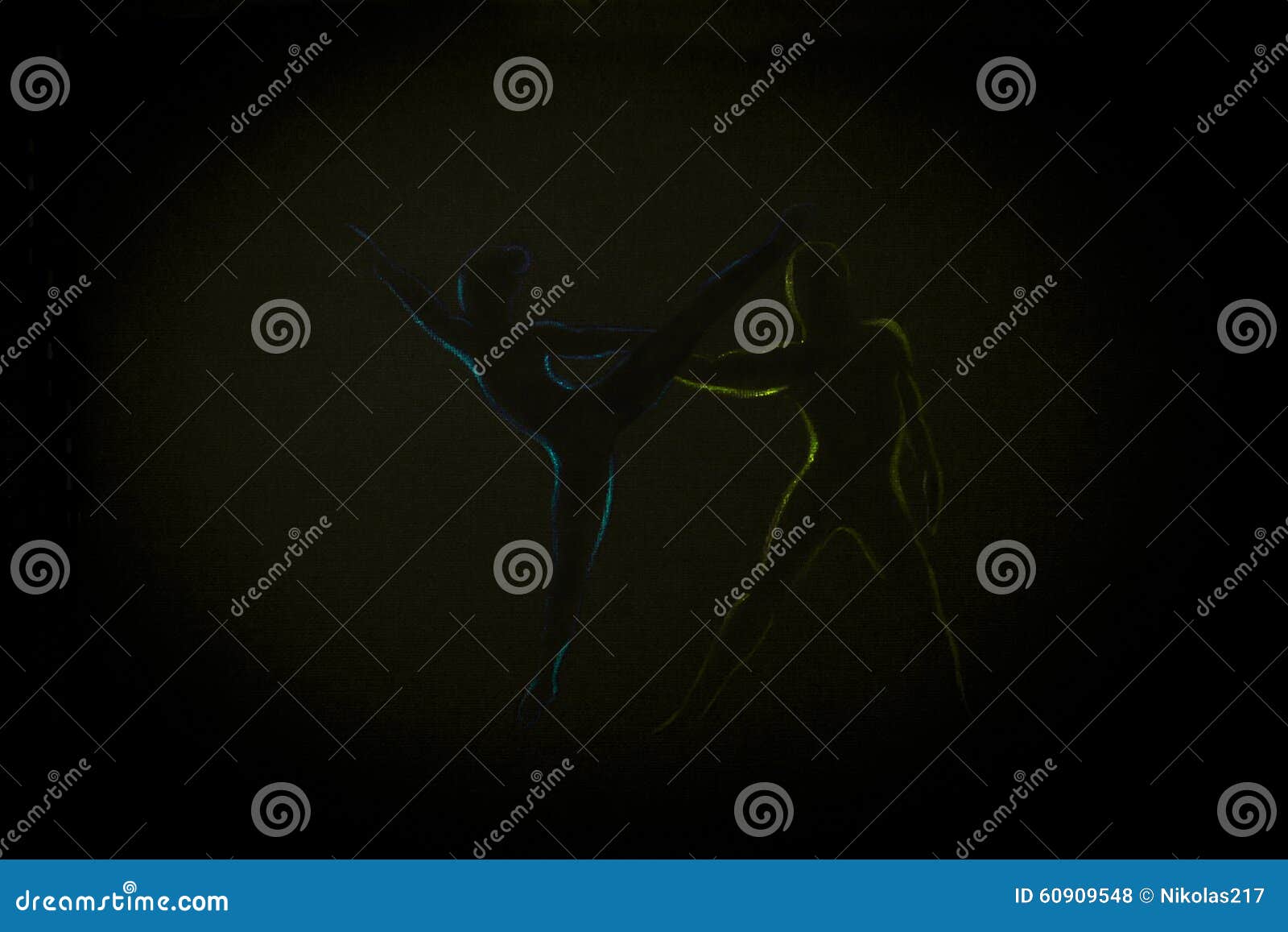 Pair dance in the ballet stock illustration. Illustration of move ...