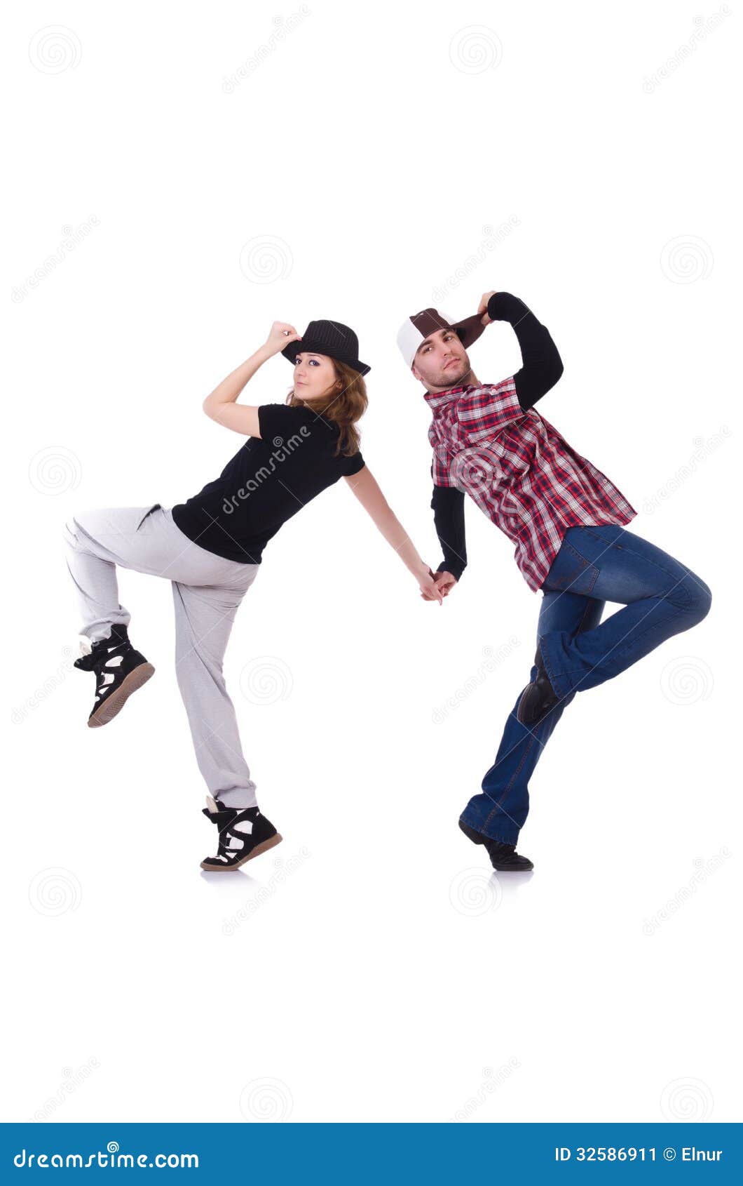 Pair of dancers dancing stock image. Image of dancing - 32586911