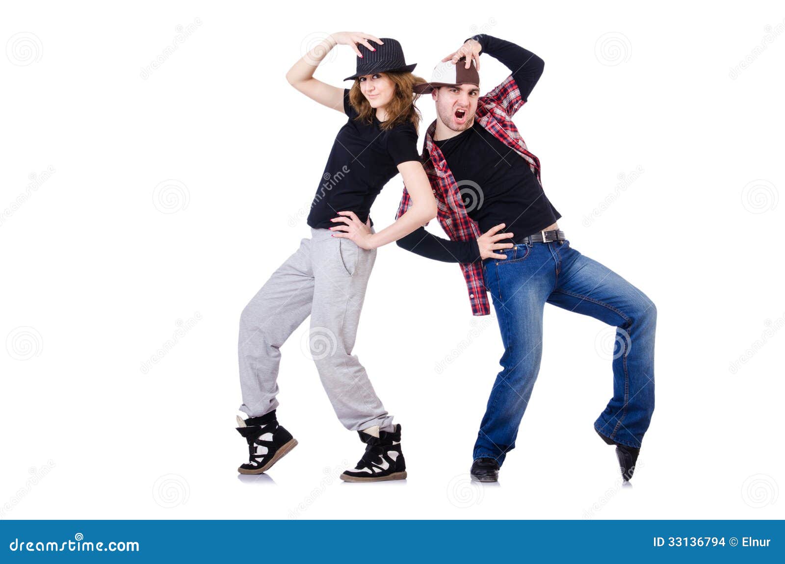 Pair Of Dancers Dancing Stock Images - Image: 33136794
