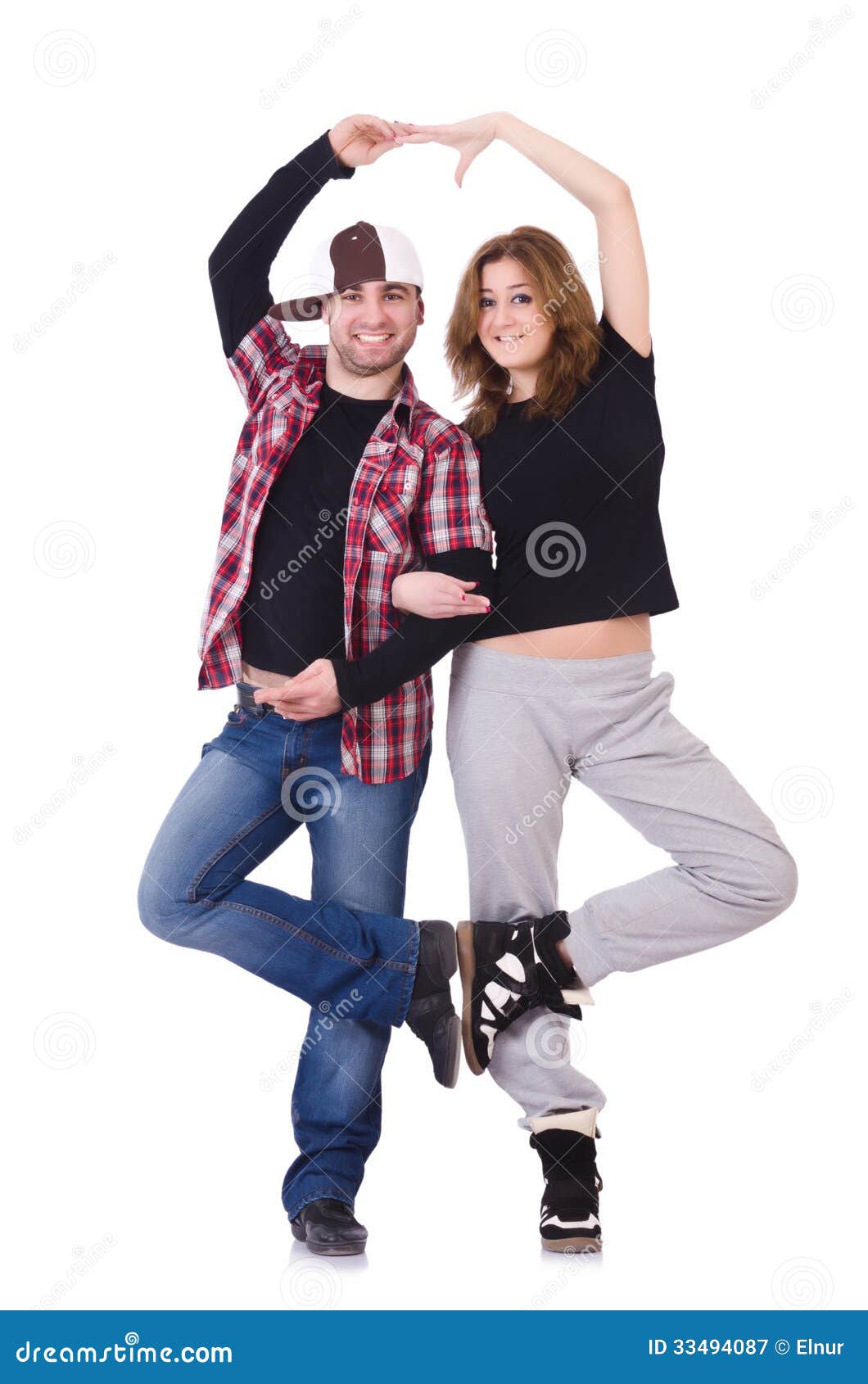 Pair of dancers dancing stock image. Image of isolated - 33494087