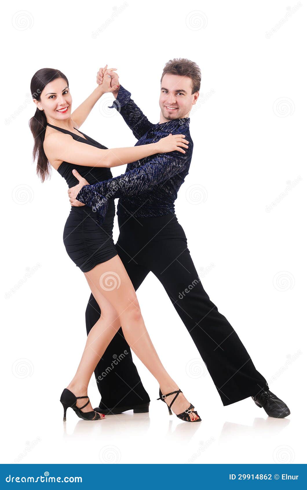 Pair of dancers isolated stock photo. Image of adult - 29914862