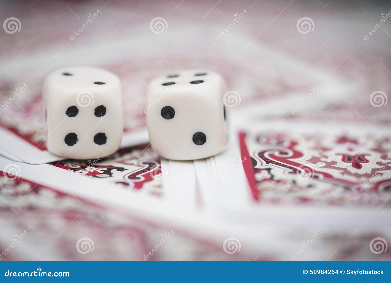 Pair of dice stock photo. Image of gambling, isolated - 50984264