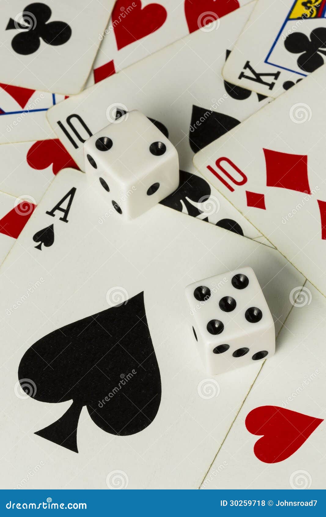 Dice & Cards stock photo. Image of spade, blackjack - 30259718 Dice & Cards stock photo. Image of spade, blackjack - 30259718