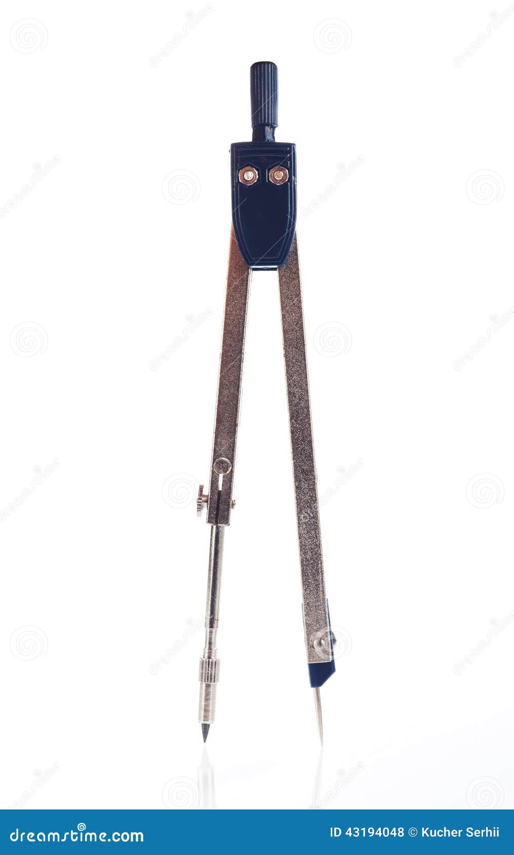 Pair of drawing compasses stock photo. Image of designer - 43194048