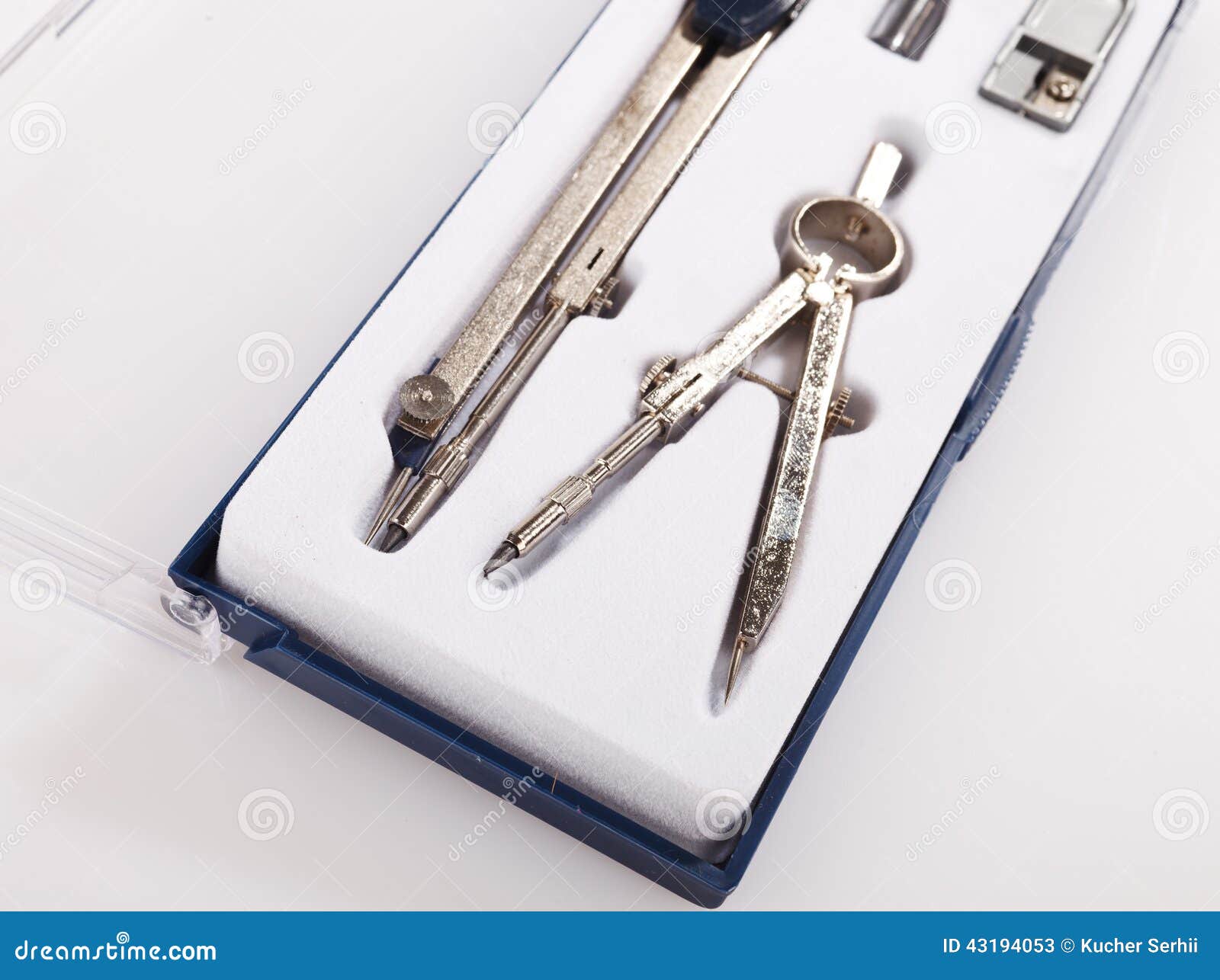 Pair of Drawing Compasses Set Stock Image - Image of color, instrument ...