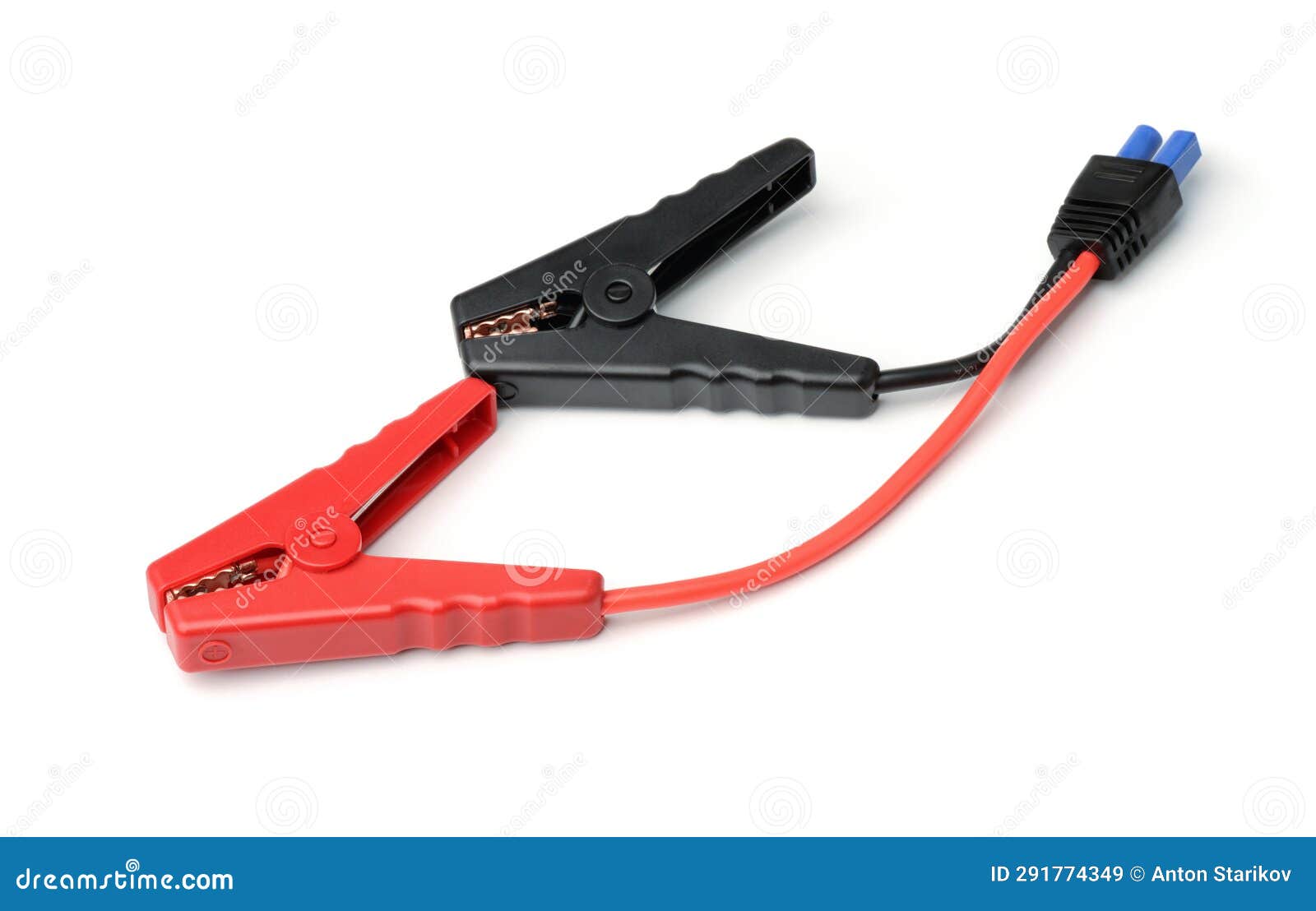 Pair of Electrical Alligator Clamps Stock Image - Image of terminal ...