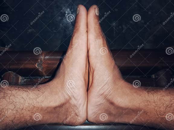 A Pair of Feet. Clapping Foot. Stock Image - Image of feet, person ...