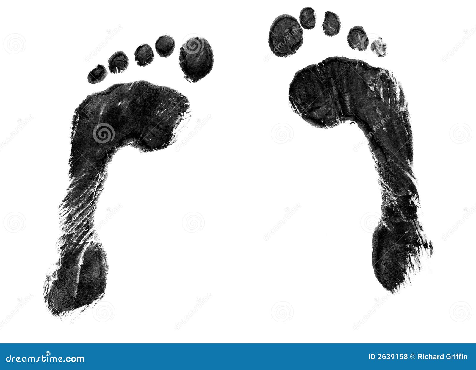 Pair of footprints stock photo. Image of feet, foot, digit - 2639158