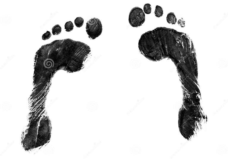 Pair of footprints stock photo. Image of feet, foot, digit - 2639158