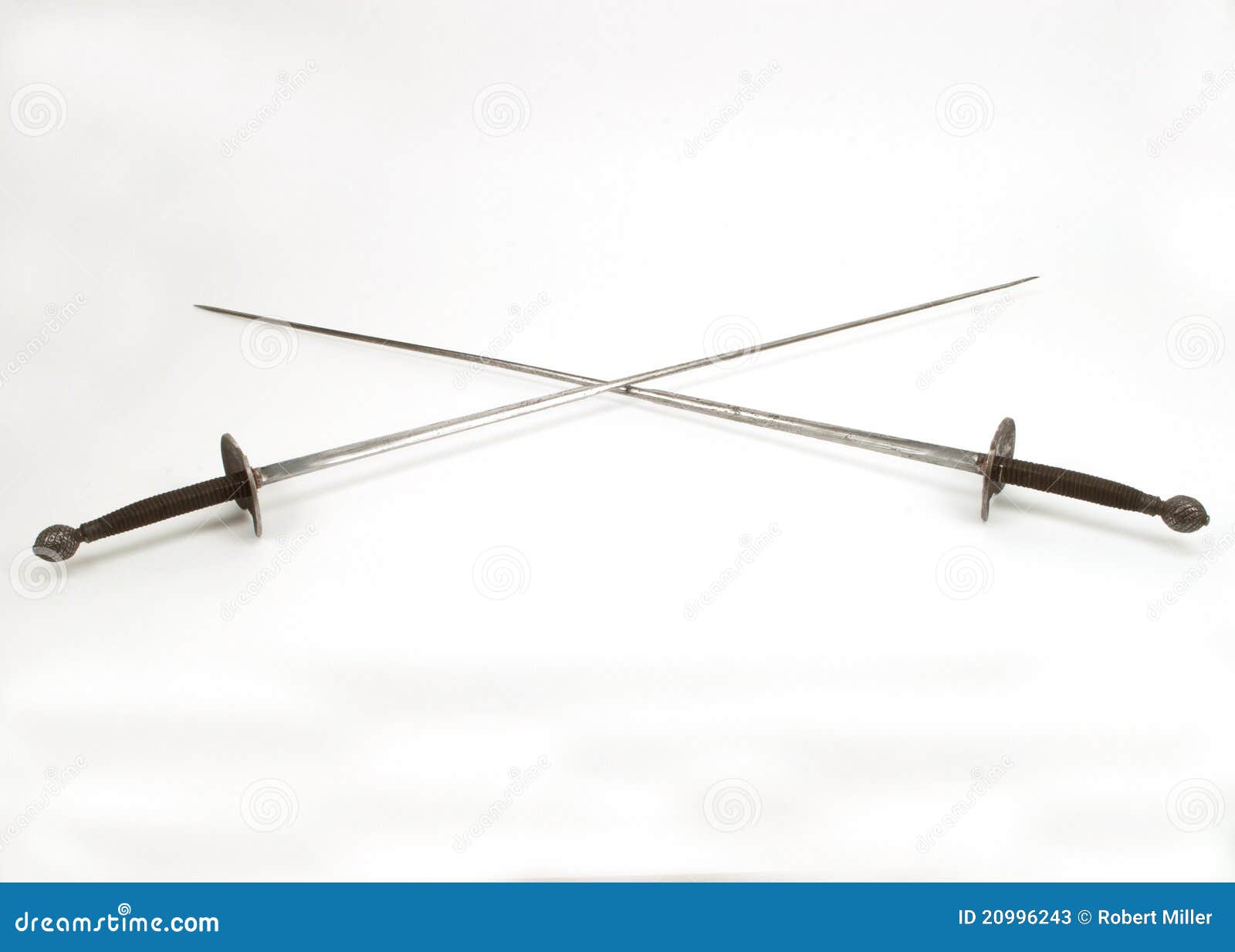 A Pair Of French Duelling Epees Stock Image - Image of saber, handle ...