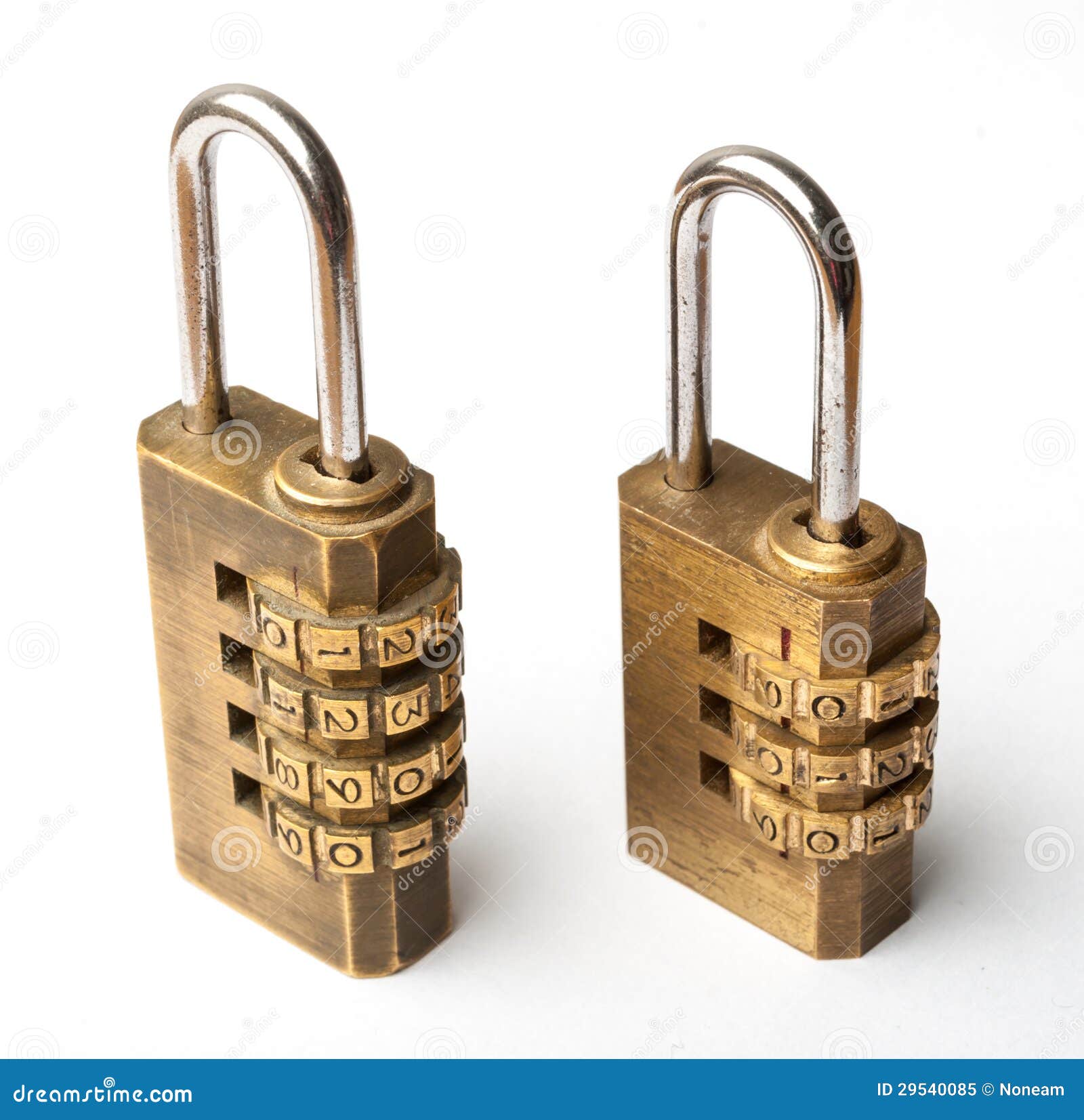 Pair of Golden Code Master Key Stock Image - Image of metal, secret ...