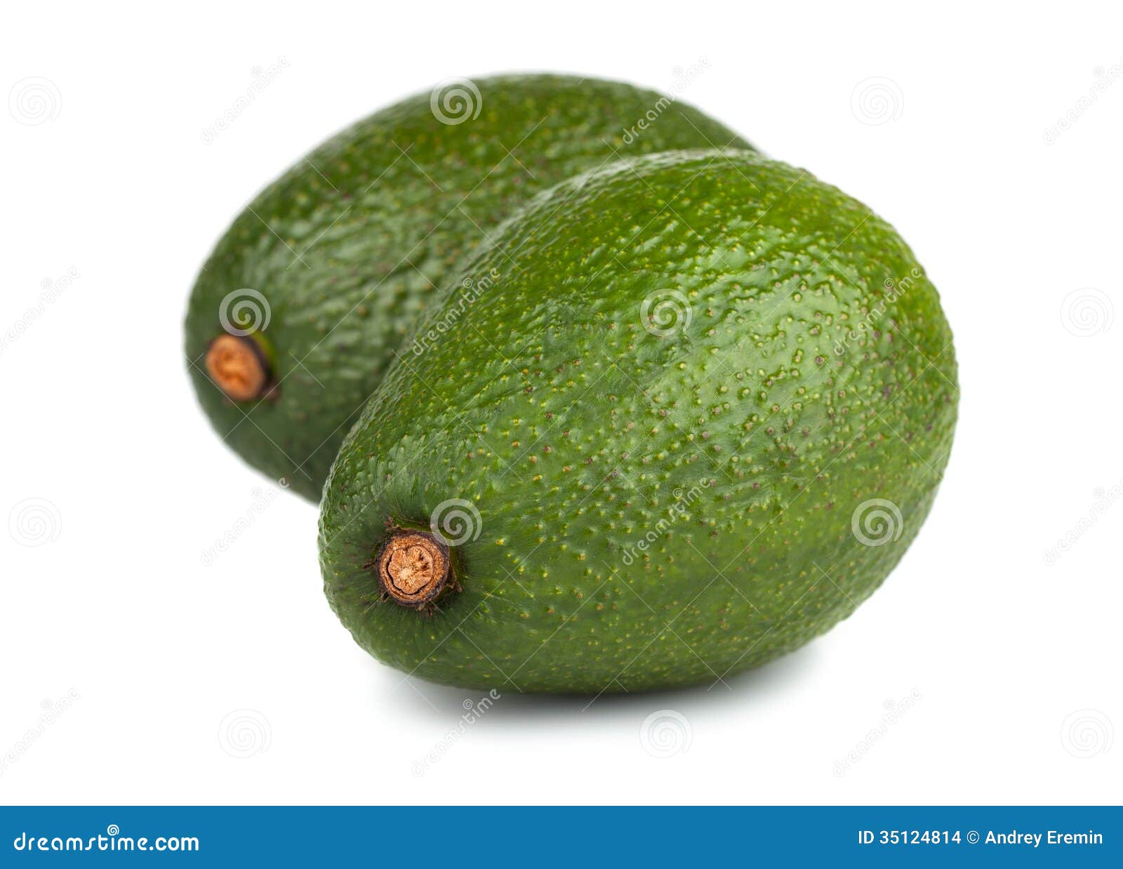 Pair of green ripe avocado stock photo. Image of avocados - 35124814