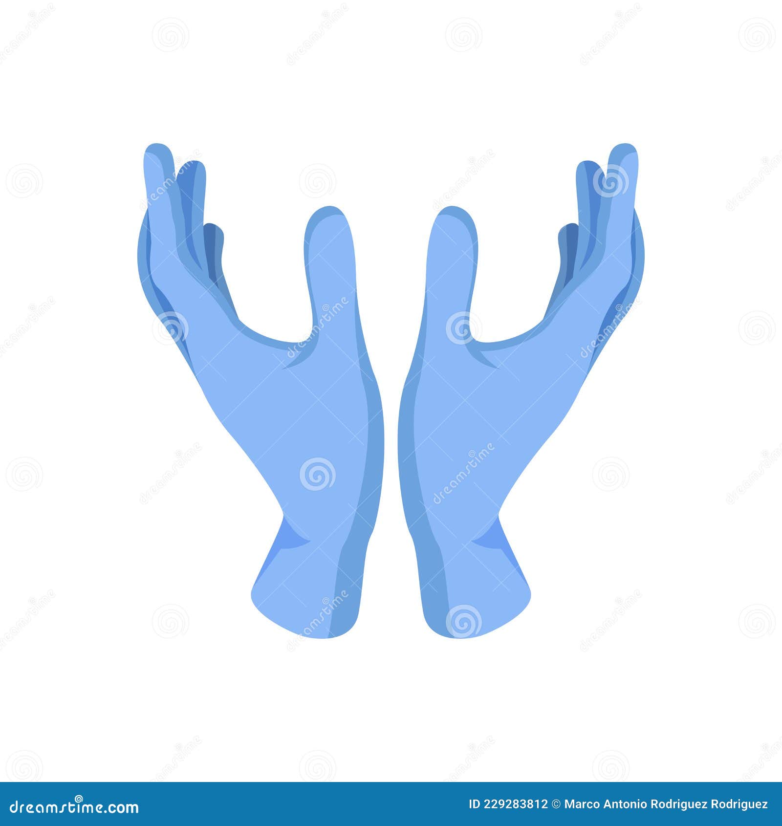 Pair of Hands Doing Sign Language Stock Vector - Illustration of deaf ...