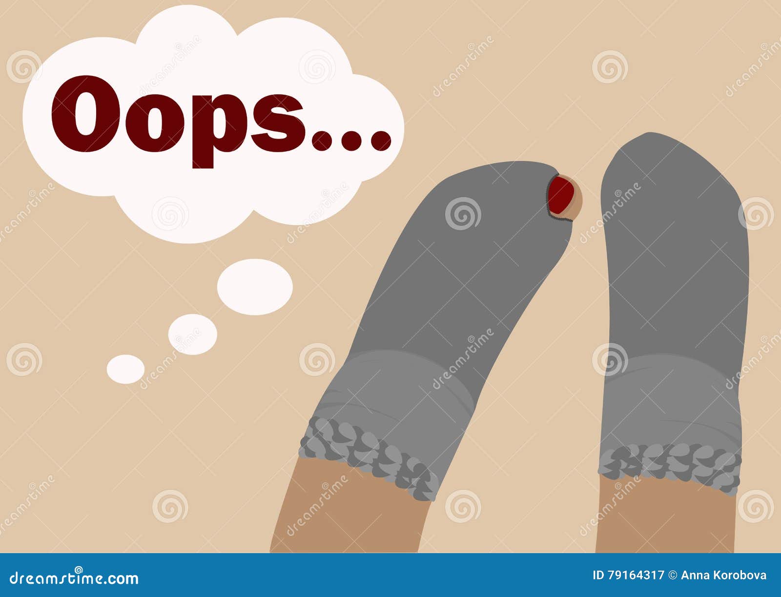 Holey Socks Stock Illustrations – 8 Holey Socks Stock Illustrations ...