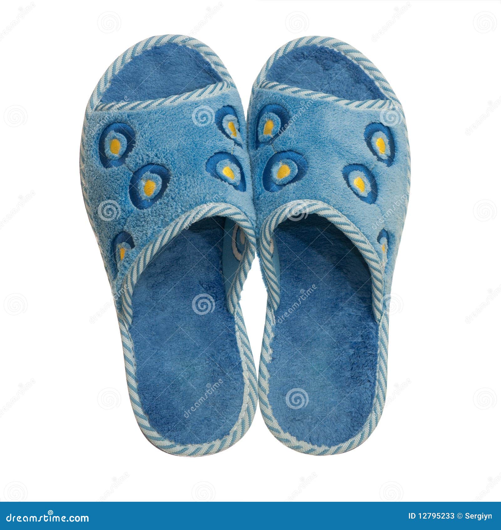 Pair of home slippers stock image. Image of bedtime, white - 12795233