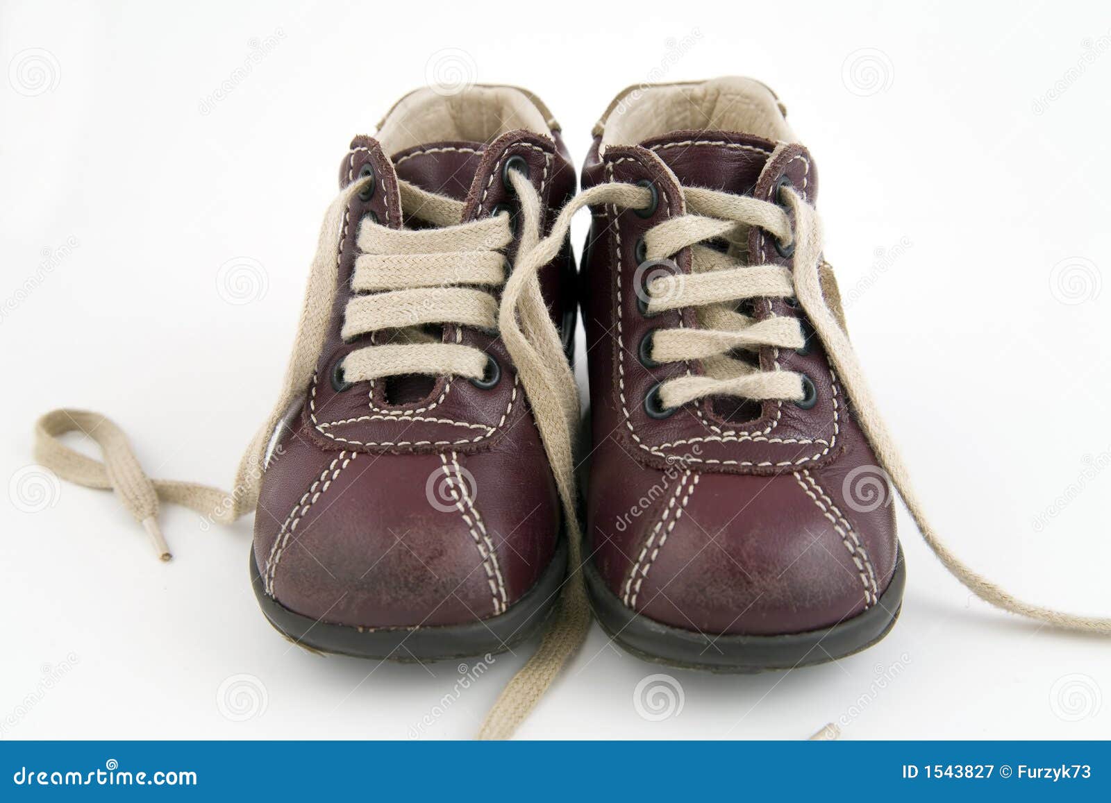Pair of kid s shoes stock image. Image of cute, close - 1543827