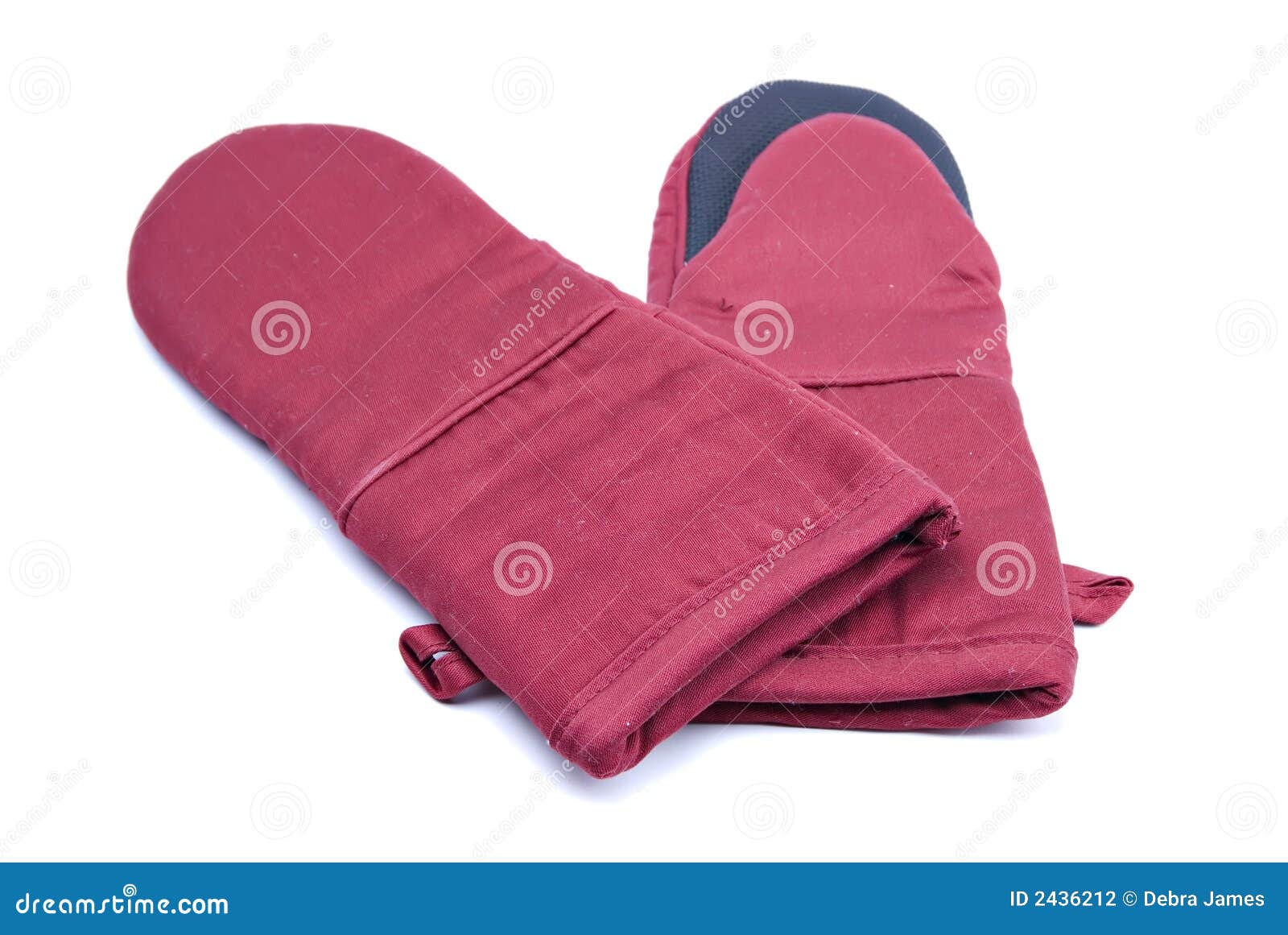 Pair of maroon oven mitts stock photo. Image of maroon - 2436212