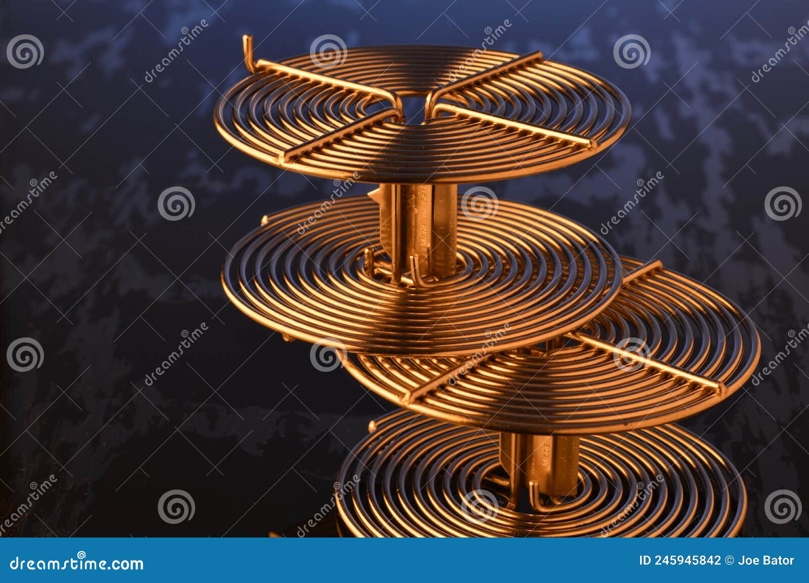 Stainless Steel Film Developing Reels Stock Photo - Image of spiral ...