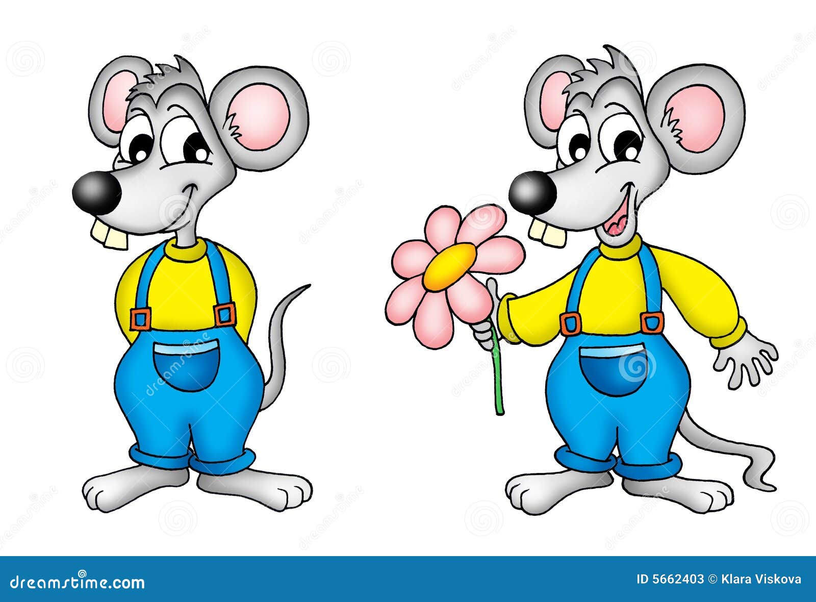 Pair of mouses stock illustration. Illustration of endearment - 5662403