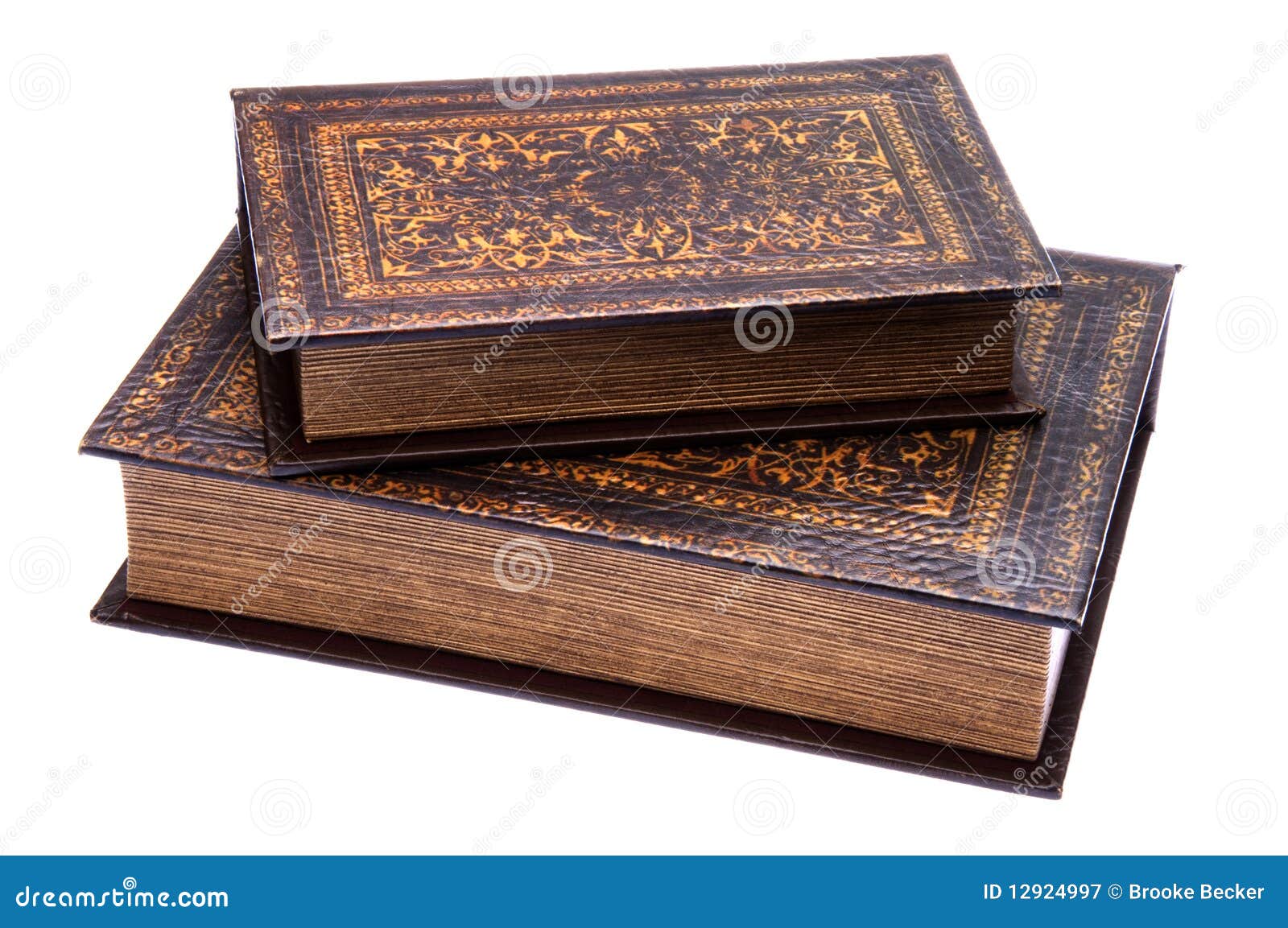 Pair of Old Books stock image. Image of books, path, brown - 12924997
