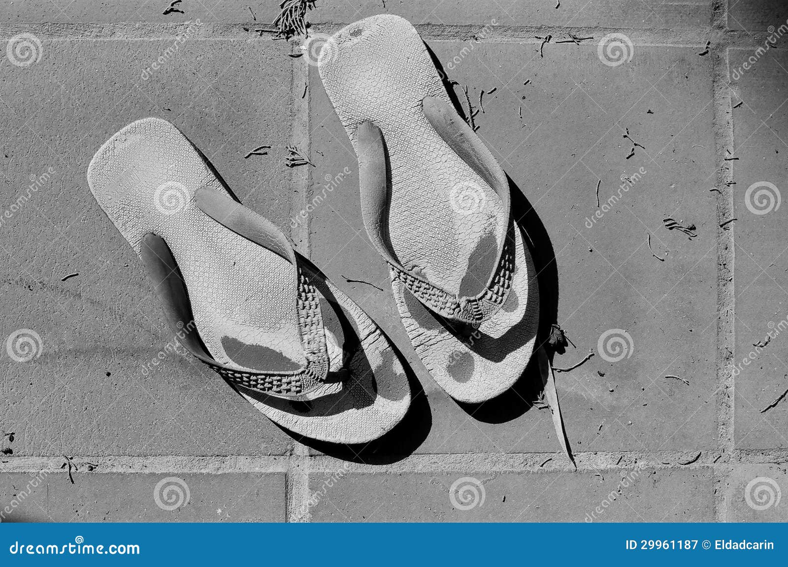 Old Flip-Flops stock image. Image of oldbud, life, monochrome - 29961187