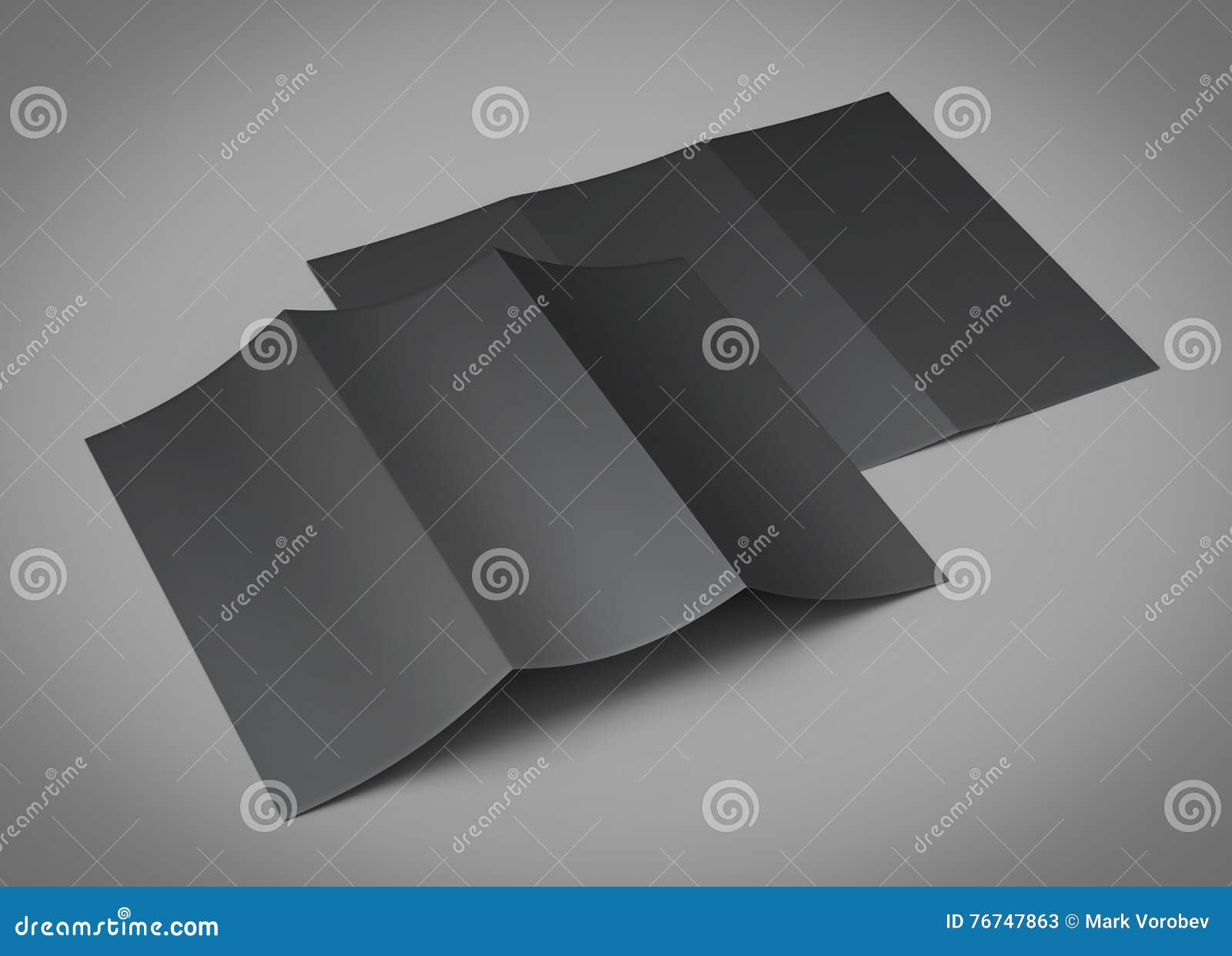Pair of Open Booklet Templates for Your Design. Stock Illustration ...