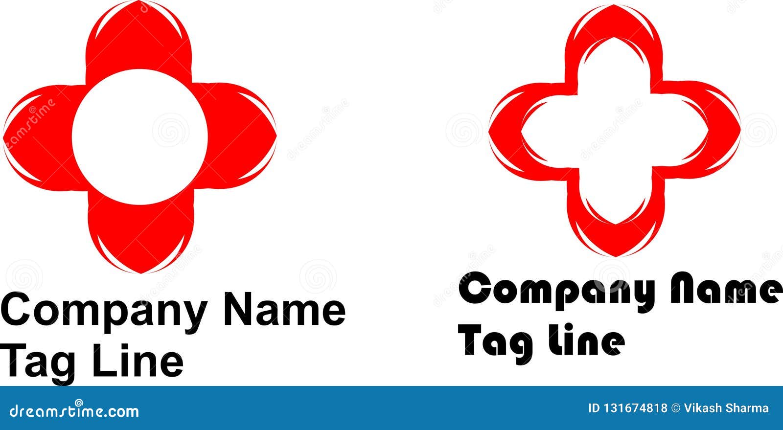 Red Color Pair of Plus Logo Symbol Design and Vector, Stock Vector ...