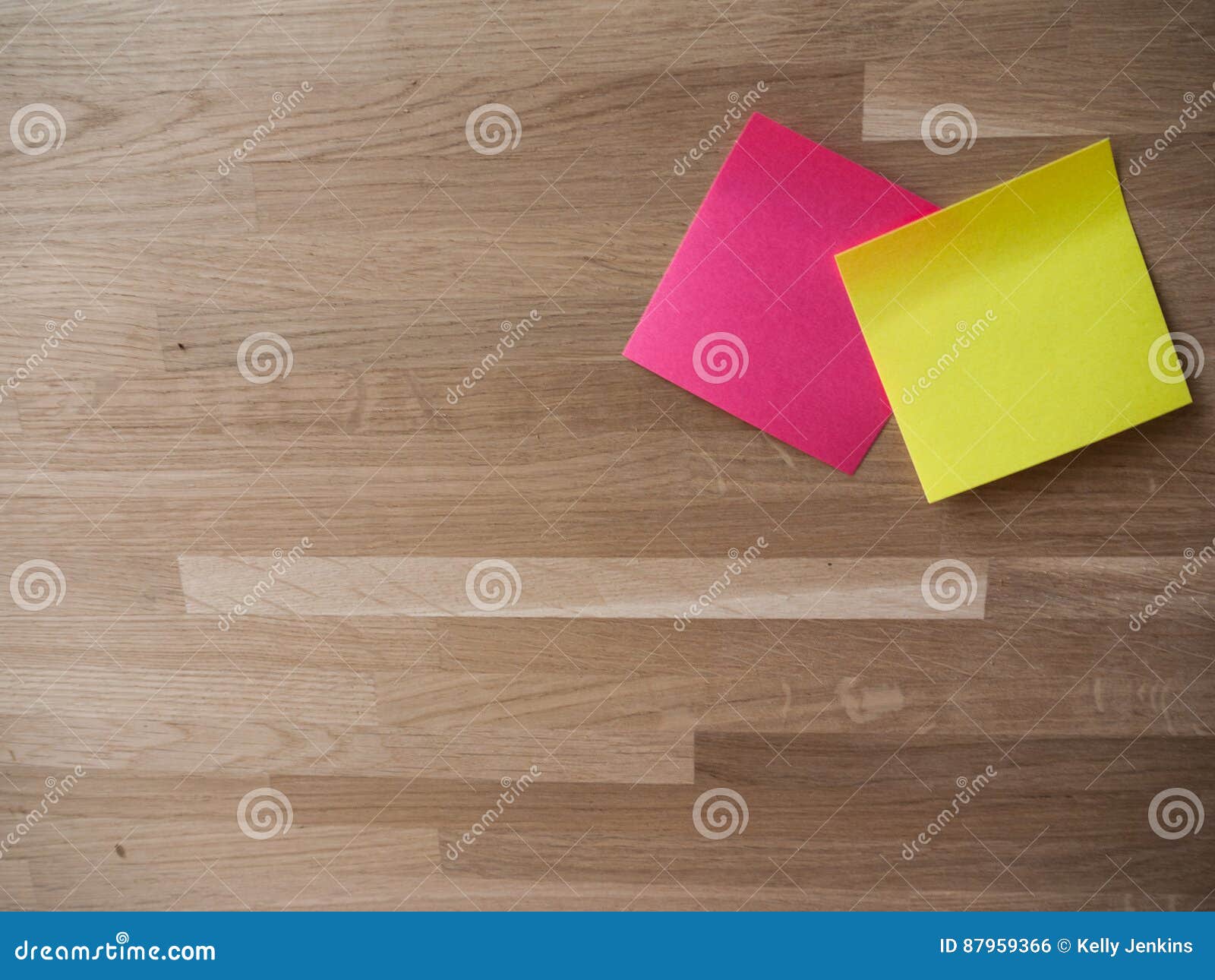 A Pair of Post Its stock photo. Image of information - 87959366