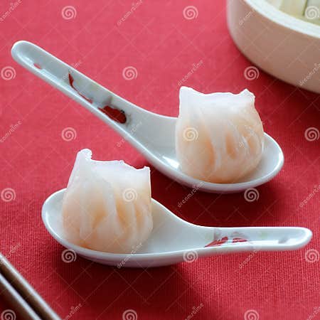 Pair of Prawn Dim Sum stock photo. Image of dumpling - 22977644