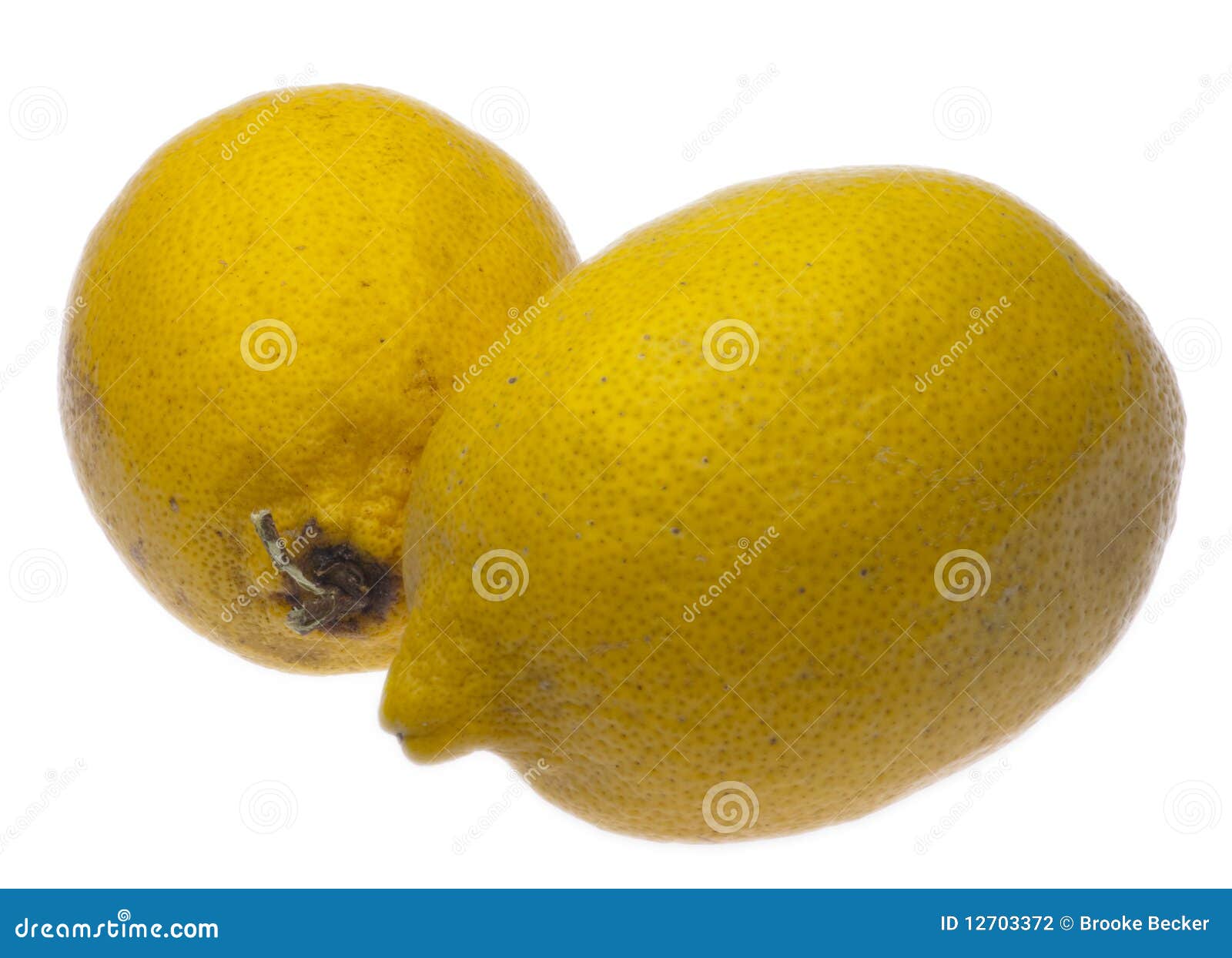 Pair of Quirky Lemons stock photo. Image of fruit, white - 12703372