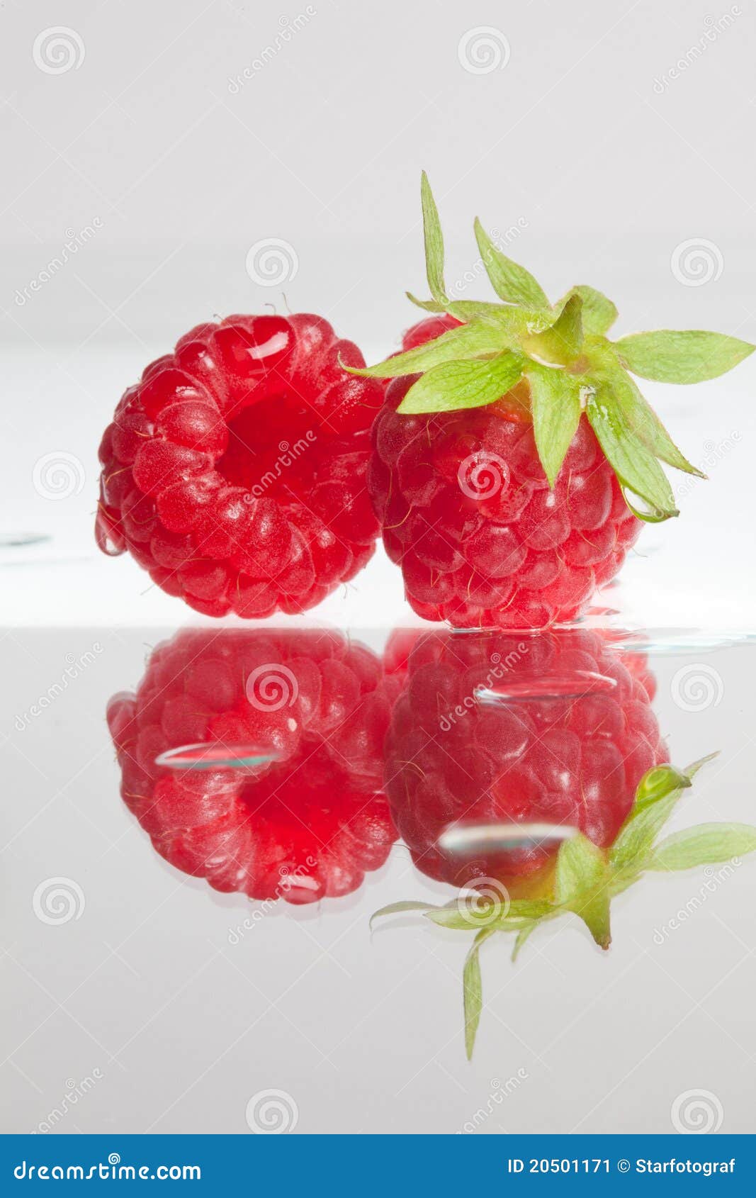 Pair of raspberries stock image. Image of health, macro - 20501171
