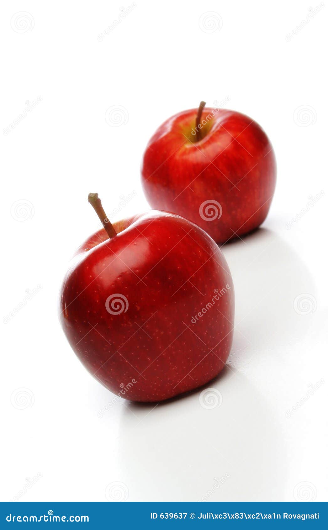 A pair of red apples stock image. Image of energy, salad - 639637