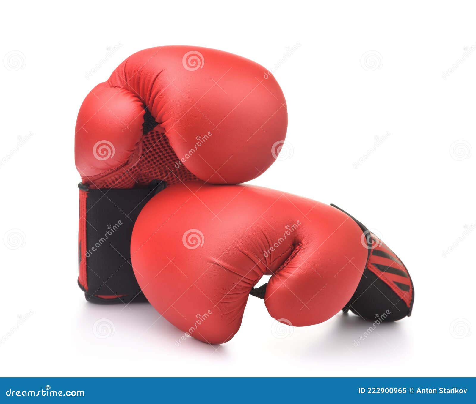 Pair of red boxing gloves stock image. Image of muay - 222900965