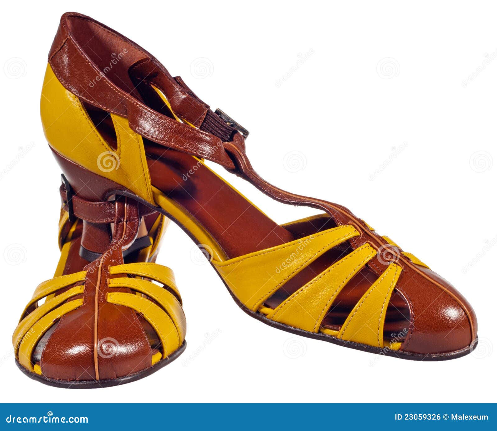 Pair of retro shoes stock photo. Image of dance, dancing - 23059326