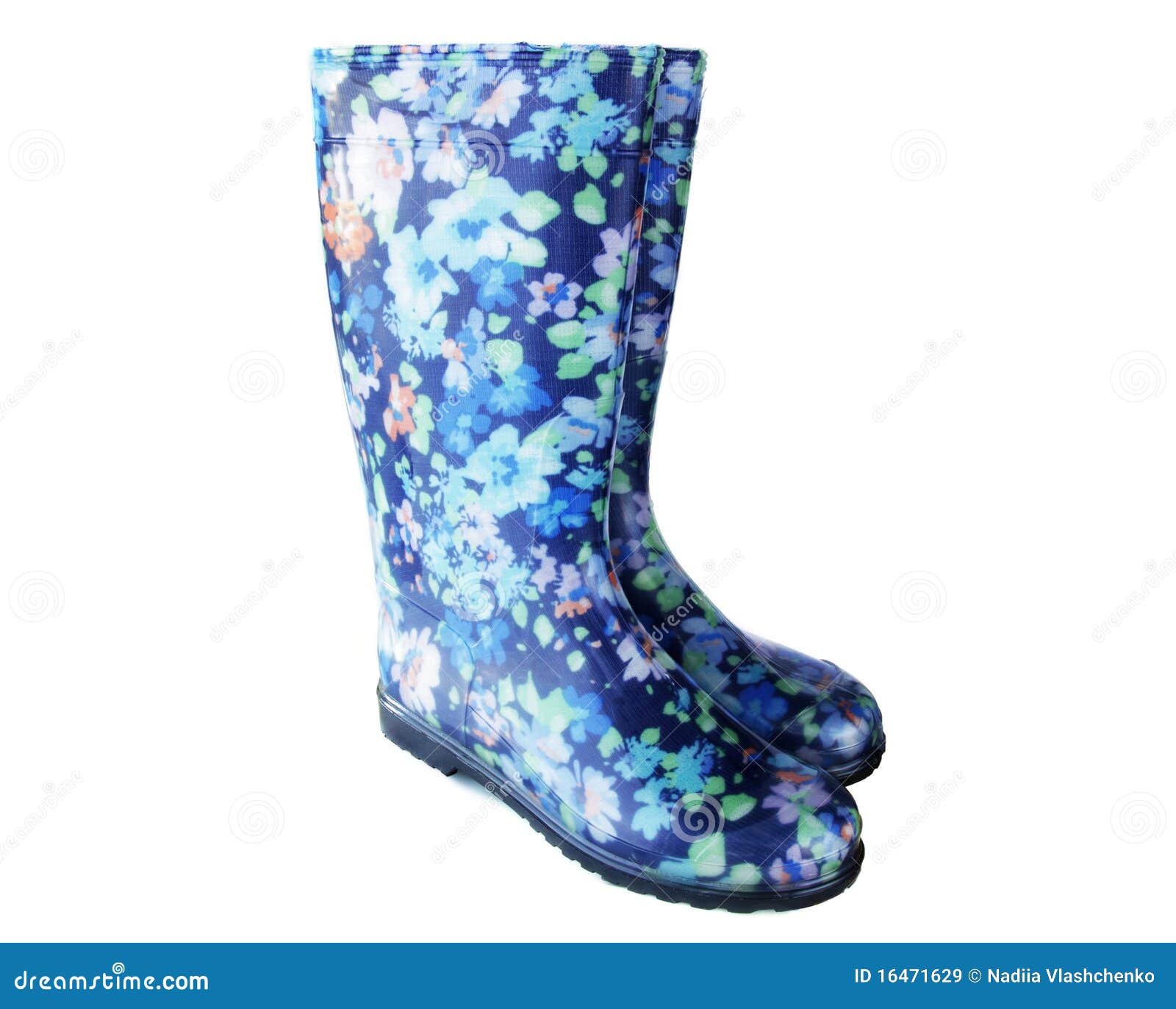 Pair of rubber boots stock image. Image of footwear, heels - 16471629