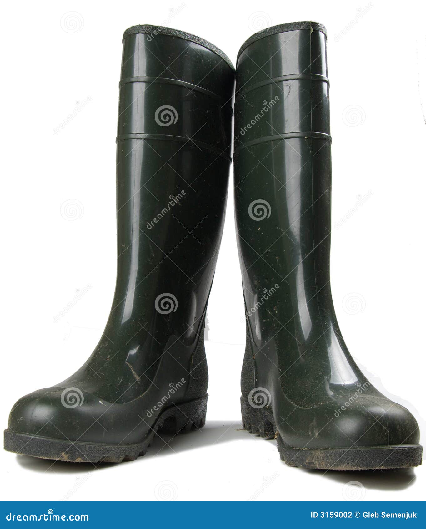 Pair of rubber work boots stock photo. Image of wear, fishing - 3159002