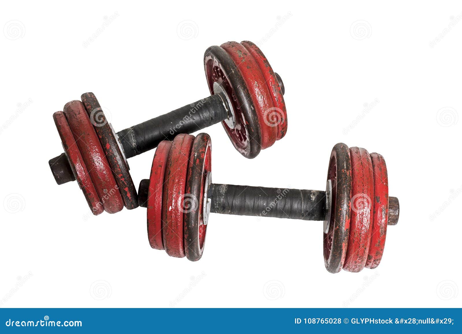 A Pair of Rusty Weights stock photo. Image of sport - 108765028