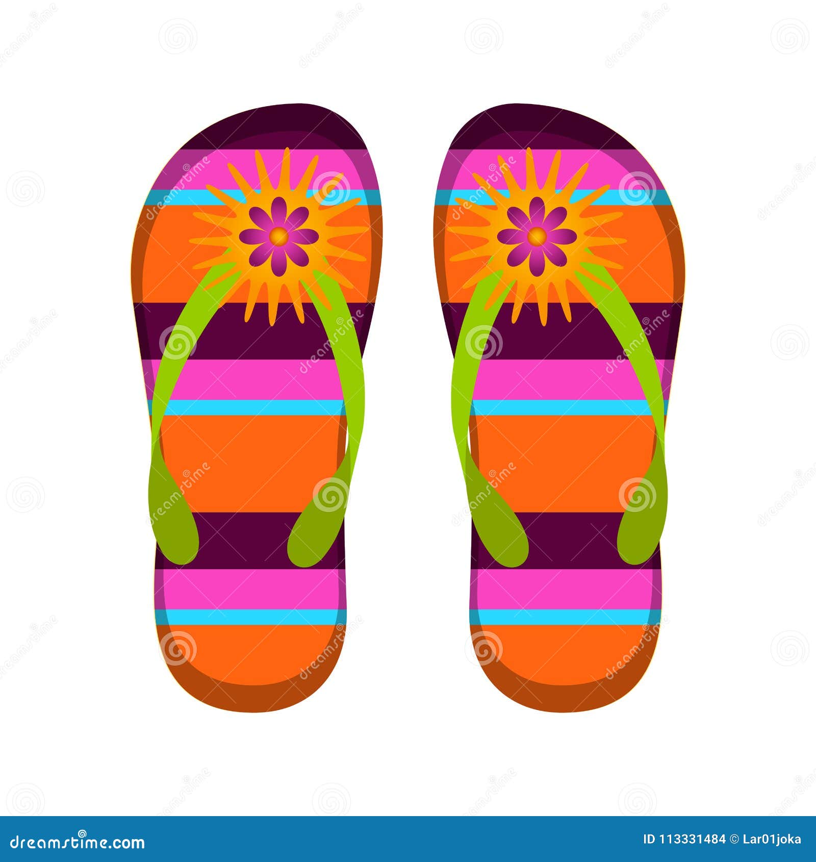 Pair of sandas stock vector. Illustration of sanda, design - 113331484