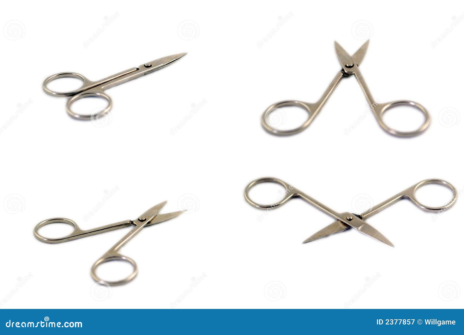 Pair of scissors stock image. Image of trimmer, barber - 2377857
