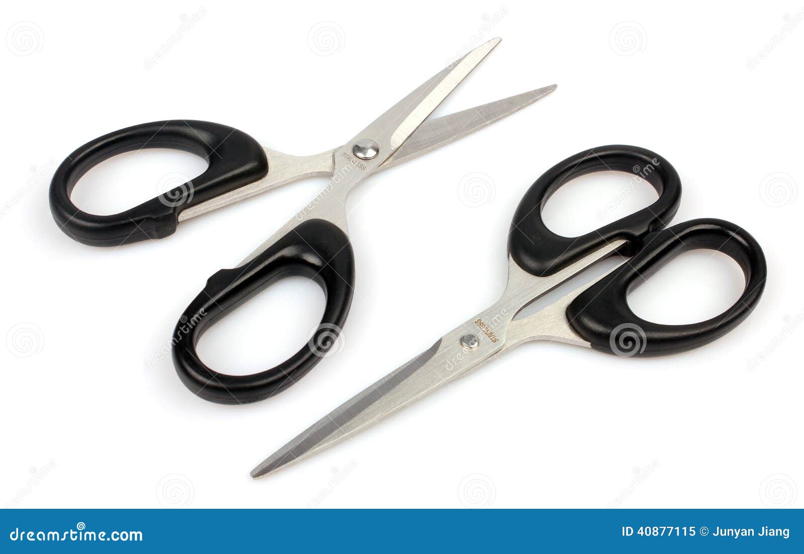 Pair of scissors stock image. Image of office, sign, open - 40877115