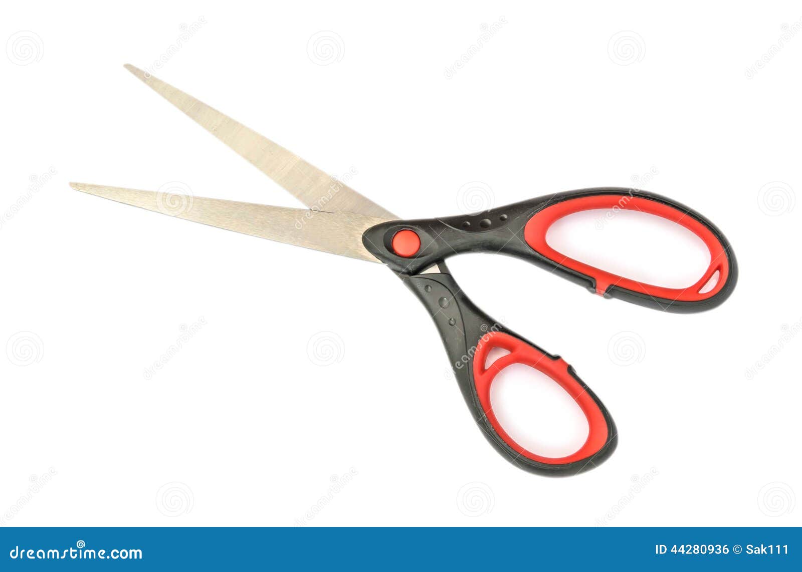 Pair of Scissors Isolated on White Stock Photo - Image of open, office ...