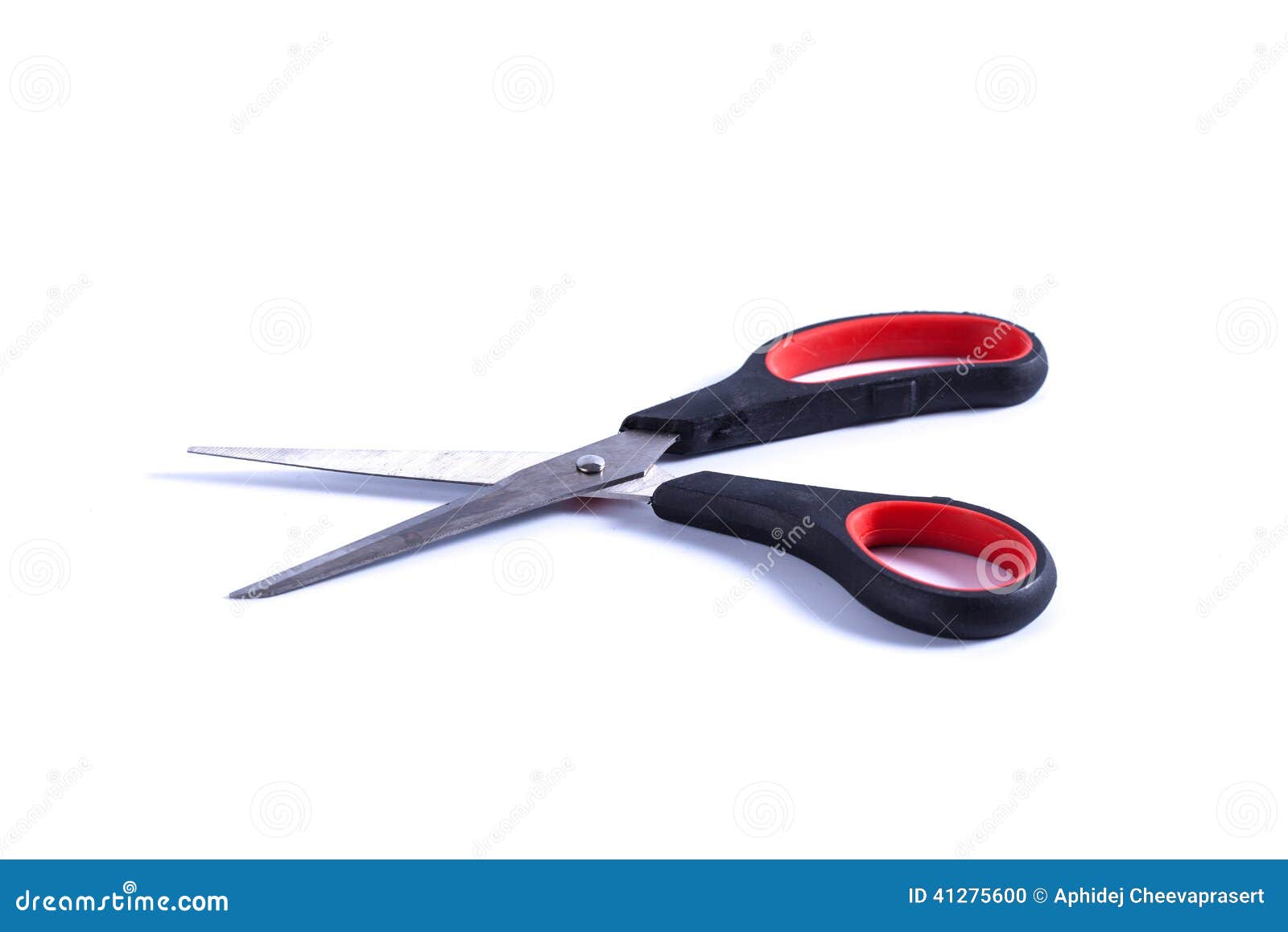 Pair of Scissors Isolated on White Stock Photo - Image of craft ...