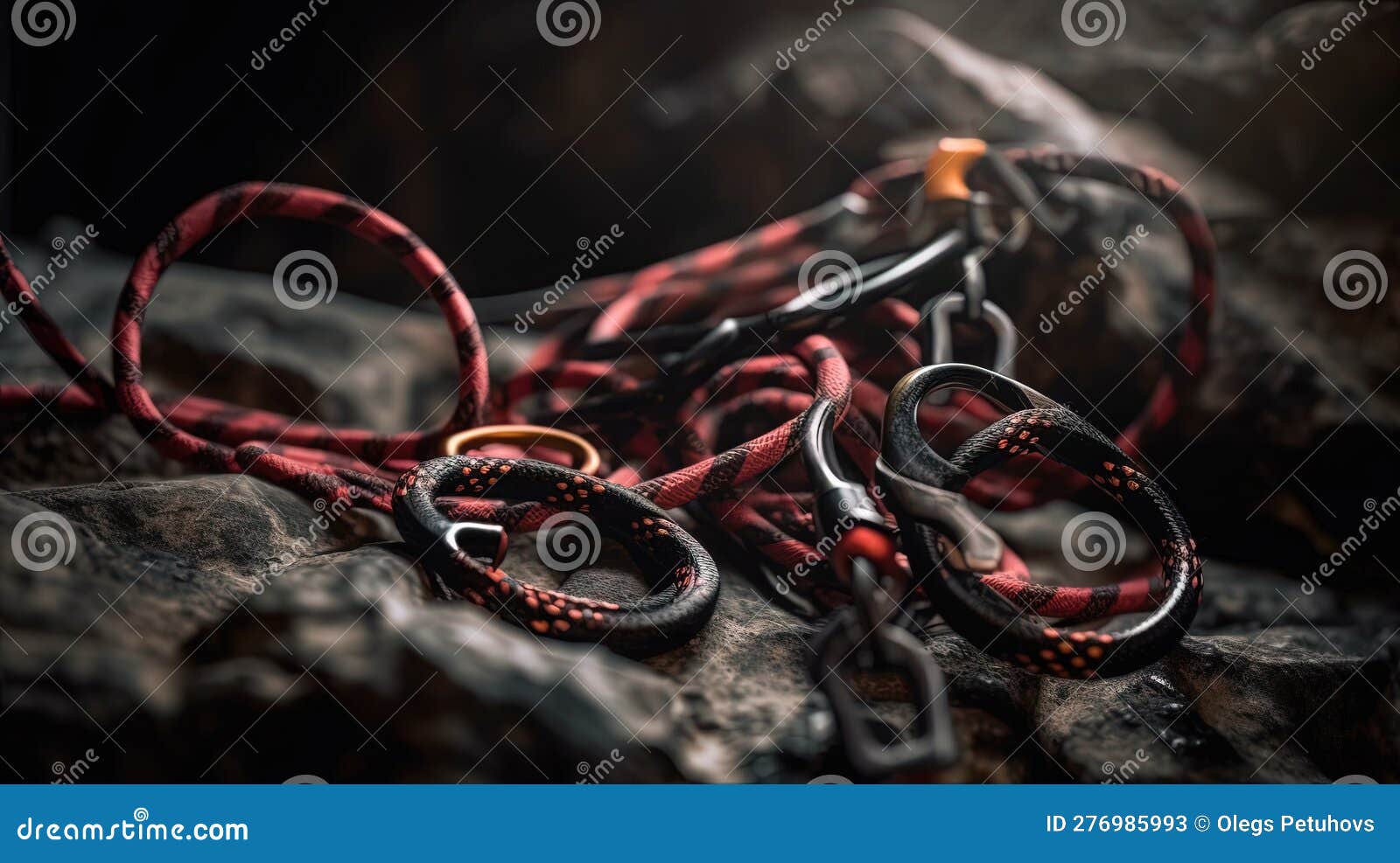 A Pair of Scissors Sitting on Top of a Pile of Rope Stock Illustration ...