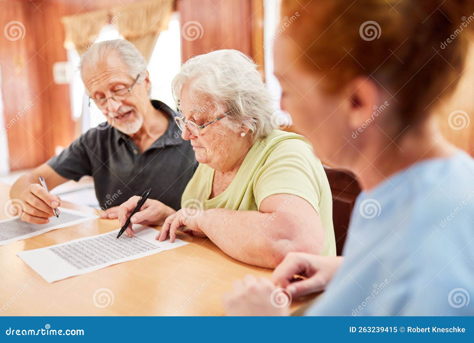 Pair of Seniors Solving Puzzles As Brain Jogging Stock Image - Image of ...