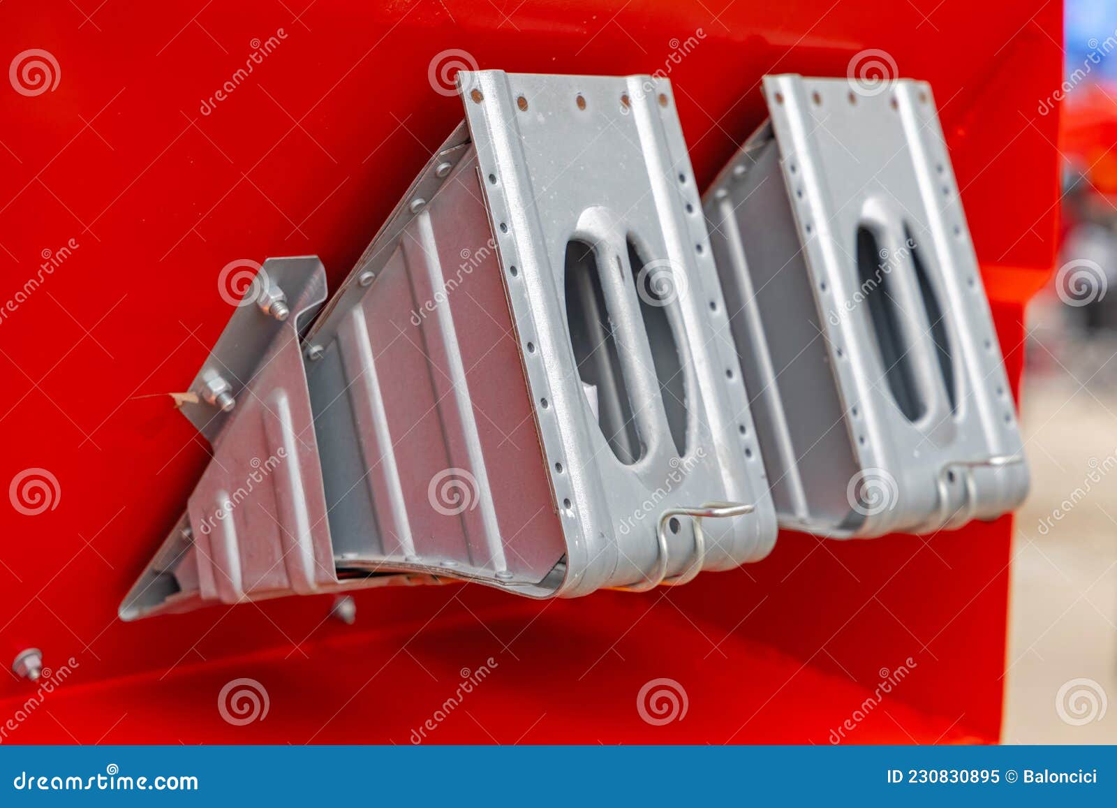 Two Wheel Chocks stock image. Image of transportation - 230830895