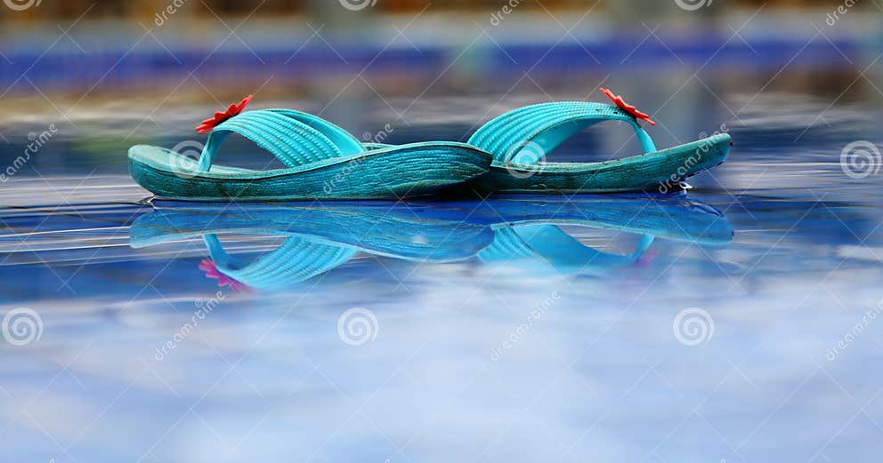 A pair of Slippers stock image. Image of household, accessory - 57776763