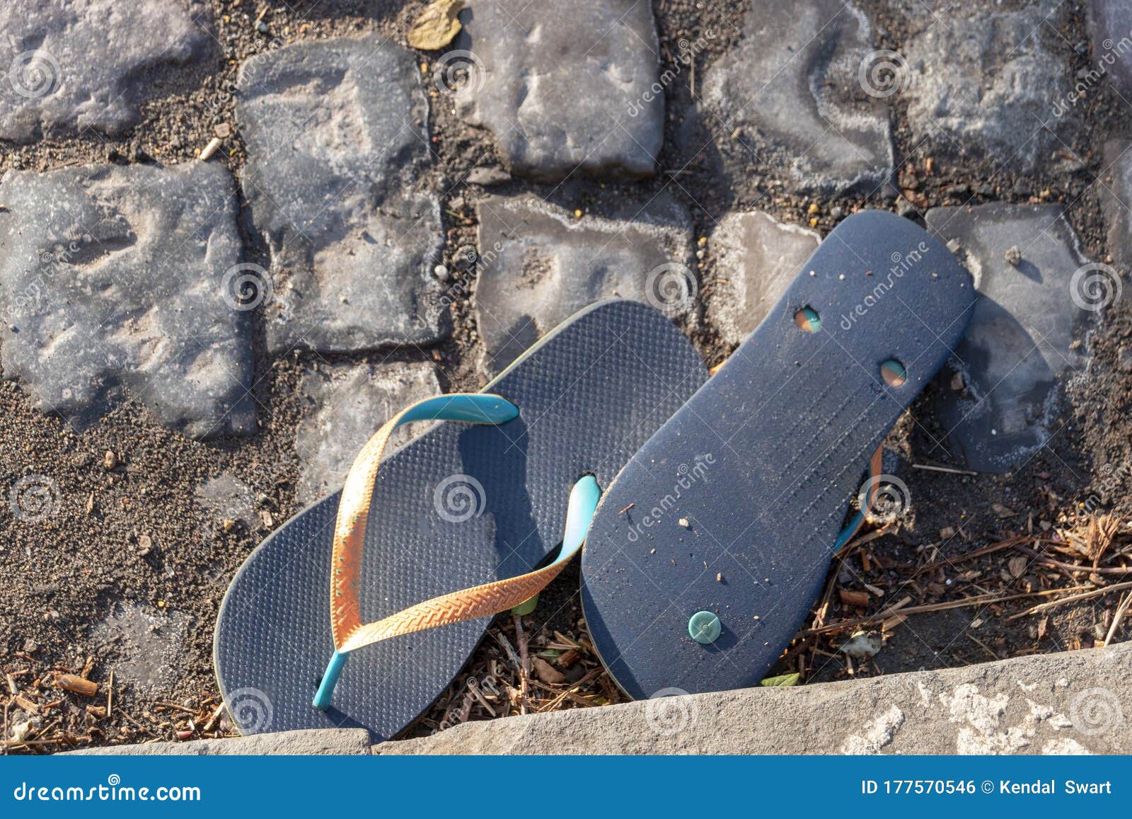 A pair of slops stock photo. Image of texture, road - 177570546