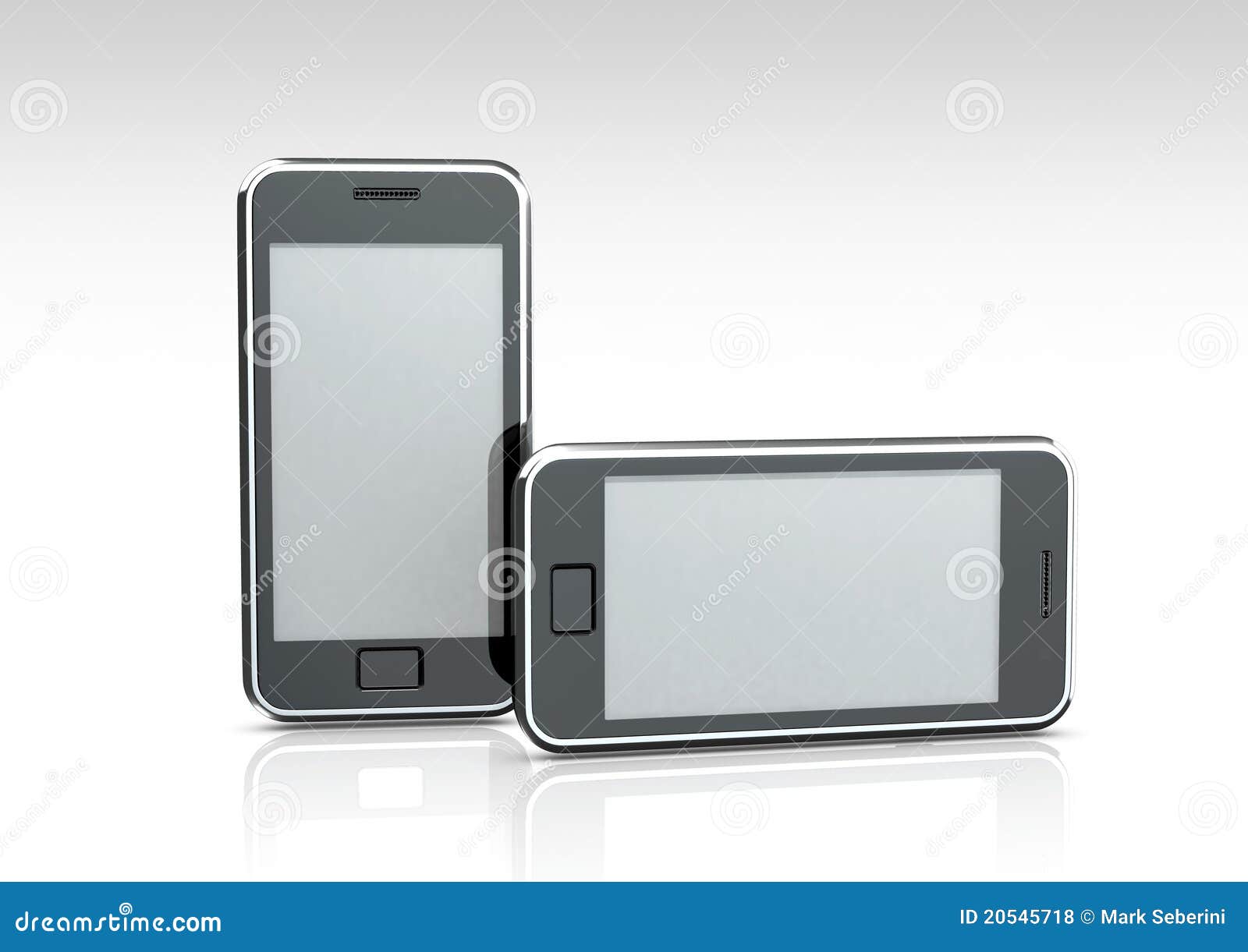 Pair Of Smart Phones Stock Photography | CartoonDealer.com #20545718